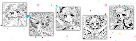 Pop Manga Anime Coloring Book A Beauty Relaxing Girls Art