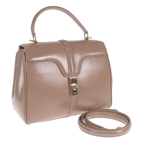 Celine セリーヌ 16セーズ スモール 2wayバッグ 188003bey02bg カーフスキン ベージュ ゴールド金具