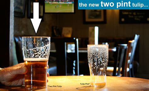 Large 2 Pint Plastic Glasses Tulip Beer Catering Products Direct