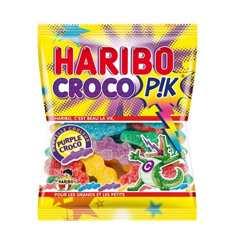 Croco Pik Haribo Carton De 30 Sachets Geslot N1 Confiserie En Vrac