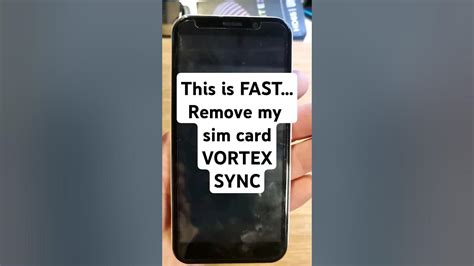 Help me remove my sim card - change my sim card - Vortex Sync - YouTube