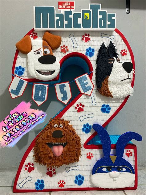 Piñata la vida secreta de tus mascotas Tematicas para fiestas