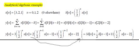 Discrete Time Convolution Example Signal Processing Stack Exchange