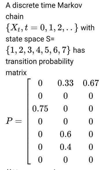 answered a discrete time markov chain {xt t … bartleby