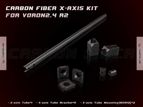 Carbon Fiber Tube X Axis Kit For Voron 2 4 R2 Print3d
