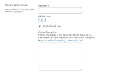 Sharepoint Online YES NO Column No Option For Require That This Column Contains Information