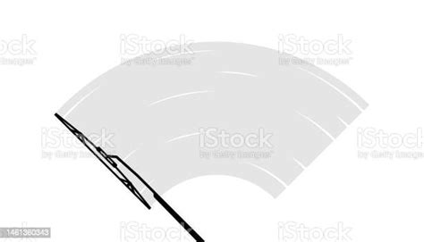 와이퍼가 앞 유리를 청소하고 있습니다 자동차 앞 유리를 닦습니다 깨끗한 창 와이퍼 블레이드 벡터 그림입니다 유리 닦개에 대한 스톡 벡터 아트 및 기타 이미지 Istock