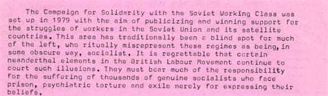 Volya Bulletin Of The Campaign For Solidarity With The Soviet Working