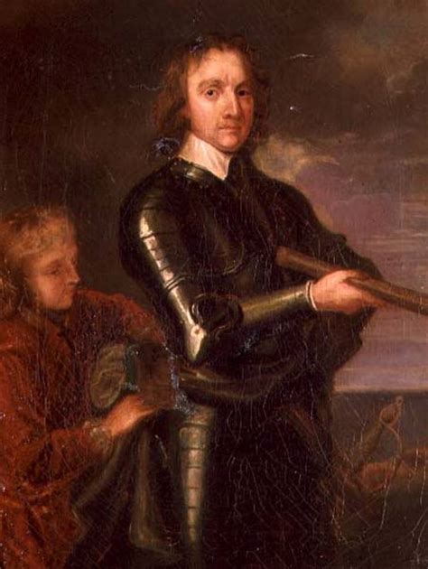 Portrait Of Oliver Cromwell 1599 1658 Robert Walker As Art Print Or