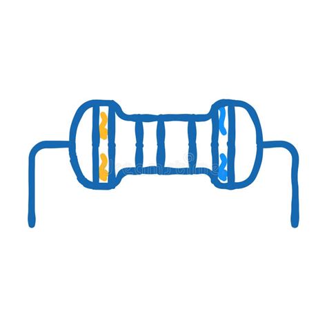 Resistor Electrical Engineer Icon Doodle Illustration Stock Illustration Illustration Of
