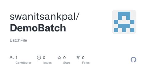 Github Swanitsankpaldemobatch Batchfile