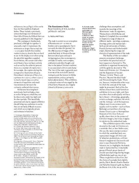 Pdf The Renaissance Nude Royal Academy Of Arts London