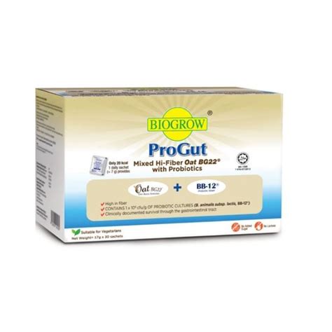 Biogrow Progut 7gx30sachets Expiry 2024 10 Shopee Malaysia