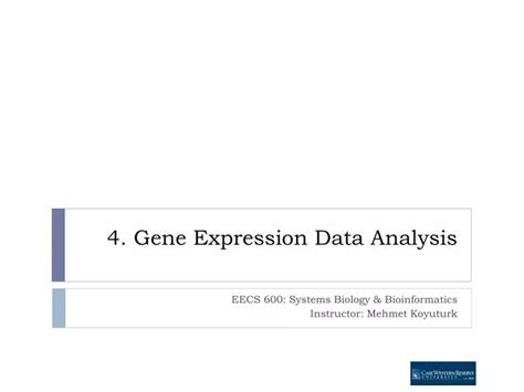 Ppt 4 Gene Expression Data Analysis Powerpoint Presentation Free