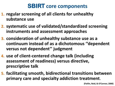Ppt Sbirt An Overview Of Screening Brief Intervention And Referral