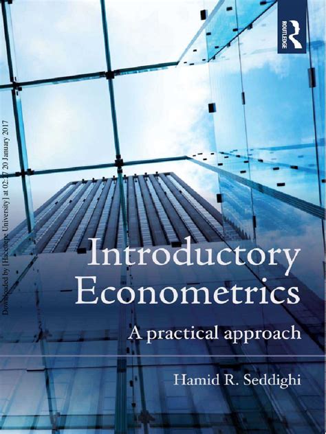 Introductory Econometrics 2000 Pdf Regression Analysis Econometrics