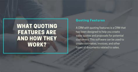 Crm With Quoting Features Increased Productivity And Conversion Rates