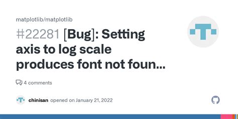 Bug Setting Axis To Log Scale Produces Font Not Found Error · Issue