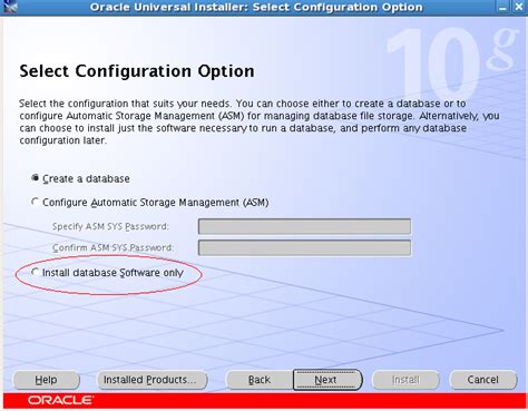 Installing Oracle 10g On Red Hat Enterprise Linux Sysdba