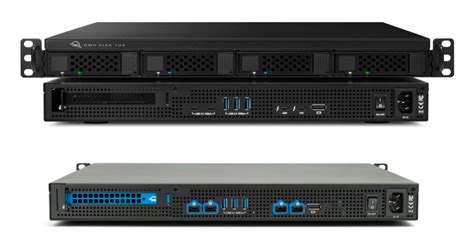 OWC Introduces Flex 1U4 4 Bay Thunderbolt Rackmount Storage And Docking Solution MusicPlayers Com