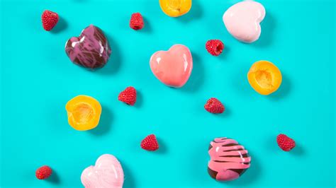 Raspberry Apricot Frozen Mousse Hearts With Mirror Glaze Tastemade