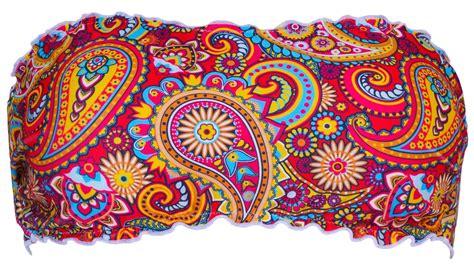 Fascia Bikini Asia Con Fantasia Paisley E Froufrou Six Bikini