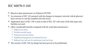 IEC 101 AND 104 Protocols TCP IP And OSI PPTX