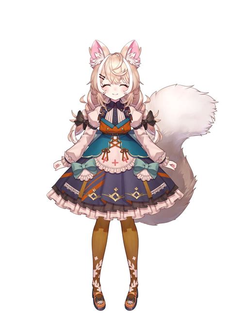 Kt。 On Twitter Bilibiliで活動されている個人vtuber「小仓栗栗」さんの新モデルを担当させていただきました