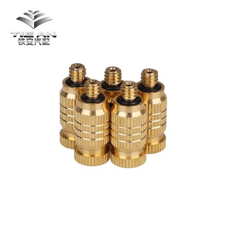 Stainless Steel Brass Plated High Pressure Fog Nozzle Low Pressure Anti