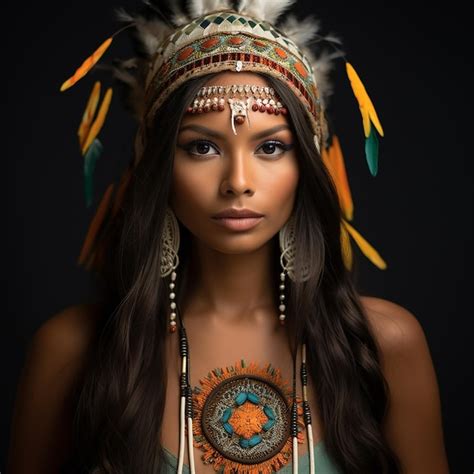 Hermosas Mujeres Indias Foto Premium