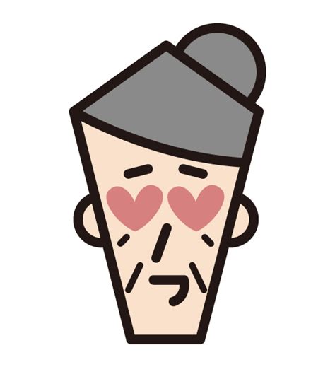 할머니의 다양한 표현에 대한 1 가지 그림 무료 일러스트 소재집 Kukukeke