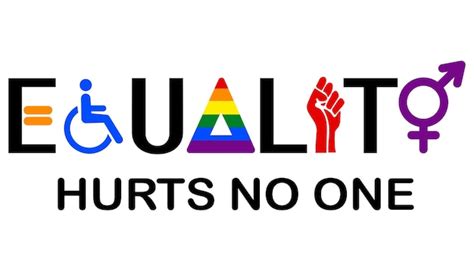 Premium Vector Gender Equality Lgbt Pride Month Rainbow Colors Vector Illustration Isolated On