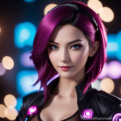 Jinx From League Of Legends Profile Picture Wearing Her Default Clothes