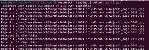 Figure 1 From Comparative Analysis Of Outcomes Of Tesseract OCR For Different Languages