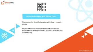 10 Amazing Tips To Improve Your React Native App Performance PPT