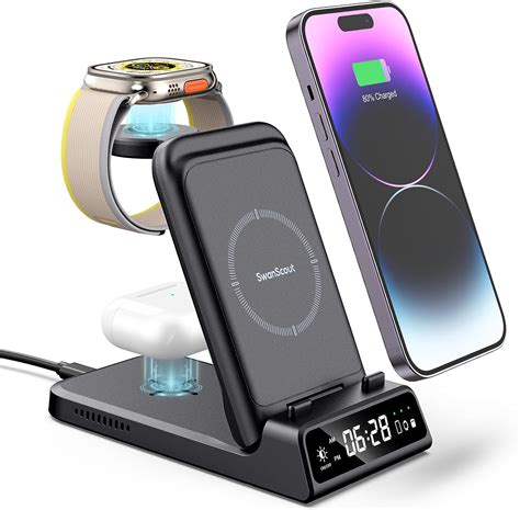 Amazon SwanScout Estación de carga inalámbrica para iPhone