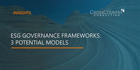 Esg Governance Frameworks 3 Potential Models