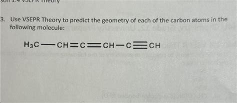 Solved Use VSEPR Theory to predict the geometry of each of | Chegg.com