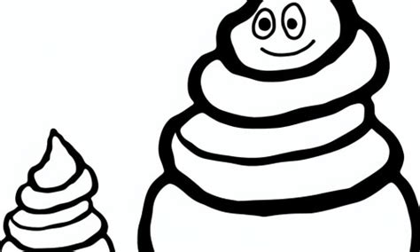 Dibujo Para Colorear De La Caca Al Morcón Descargar O Imprimir De Forma