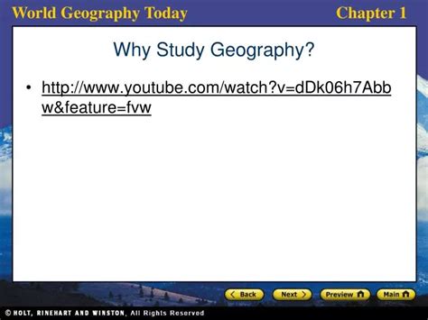 PPT Why Study Geography PowerPoint Presentation ID