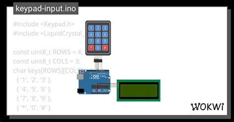 Keypad O Copy Wokwi Esp32 Stm32 Arduino Simulator