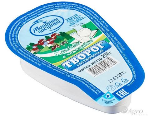 Купить Творог обезжиренный в упаковке Клинок в Минске цена характеристики