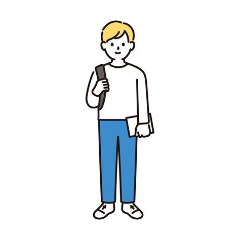 授業を受ける大学生のイラスト｜商用可・フリーイラスト素材｜ソコスト