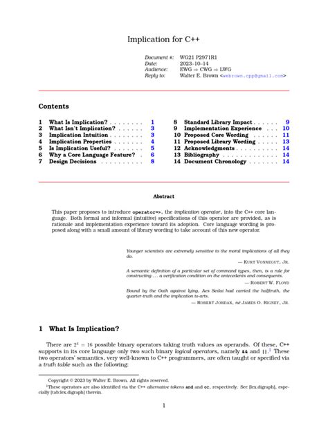Implication For C Document Date Audience Reply To Pdf C