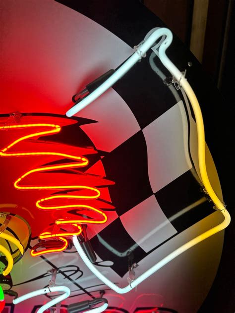 Vintage Hot Rod Garage Neon Sign For Sale At 1stdibs Garage Neon Signs