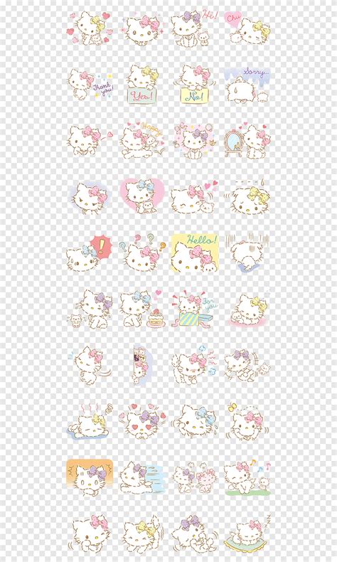 무료 다운로드 헬로 키티 고양이 산리오 이모티콘 My Melody Cat 헬로 키티 프렌즈의 모험 고양이 Png