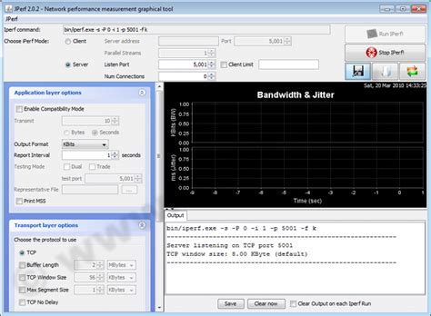 Jperf Eine Grafische Oberfl Che F R Iperf Network Lab