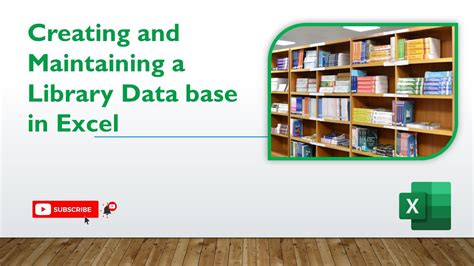 How To Create A Library Management System Program In Microsoft Excel Youtube