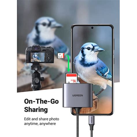 Jual UGREEN OTG Card Reader Type C To SD TF MicroSD Memory Card USB Kota Bandar Lampung