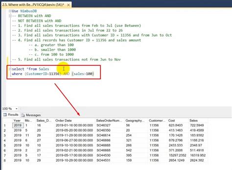 Toán tử điều kiện BETWEEN trong SQL Định nghĩa Cách dùng